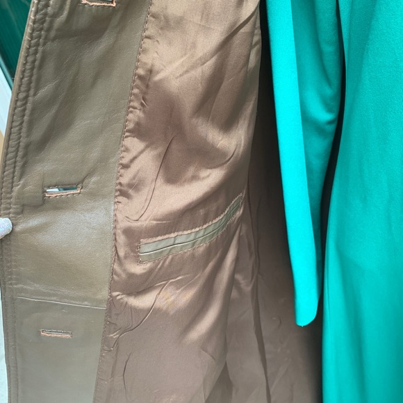 FTC | Jackets & Coats | Vintage 9670 Tfc Leather Trench Nwt | Poshmark